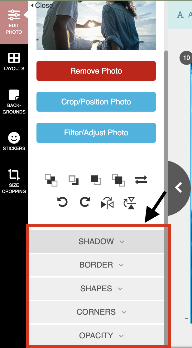 Editing Photos in Picaboo Editor – Picaboo Customer Support